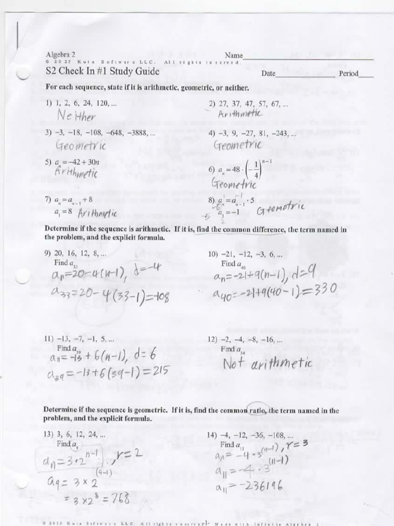Math Study Guide | PDF