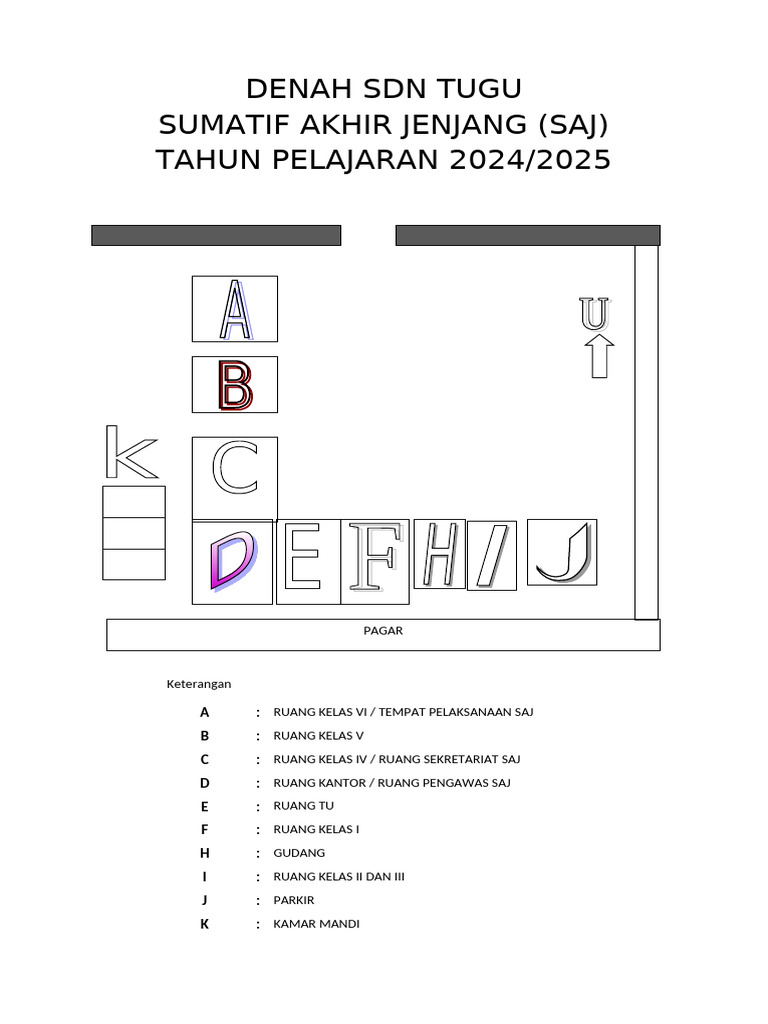 Denah Lokasi SAJ | PDF