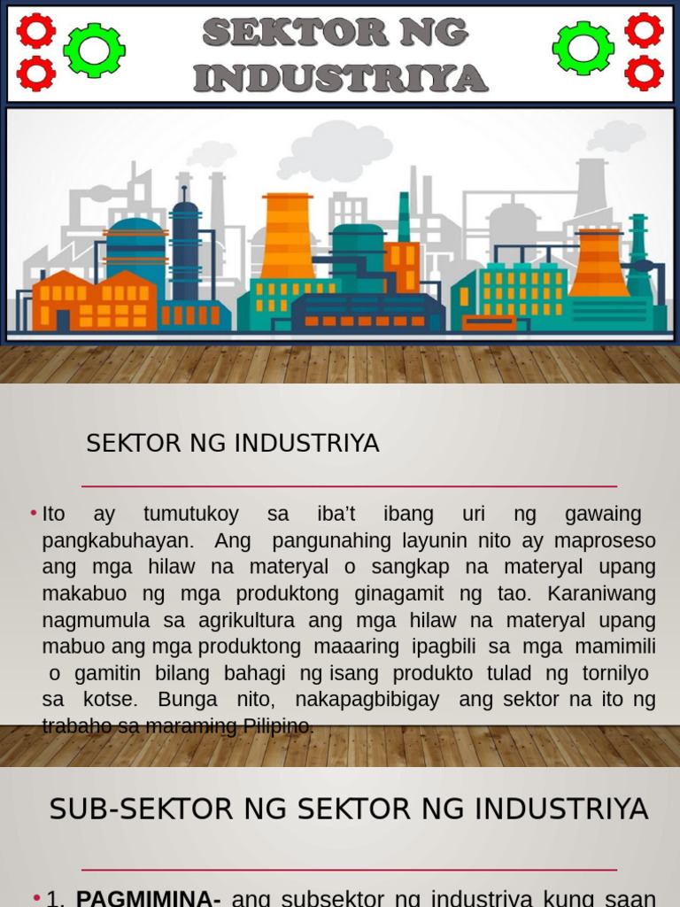 Sektor NG Industriya | PDF