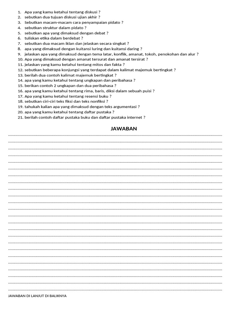 Apa yang kamu ketahui tentang diskusi | PDF