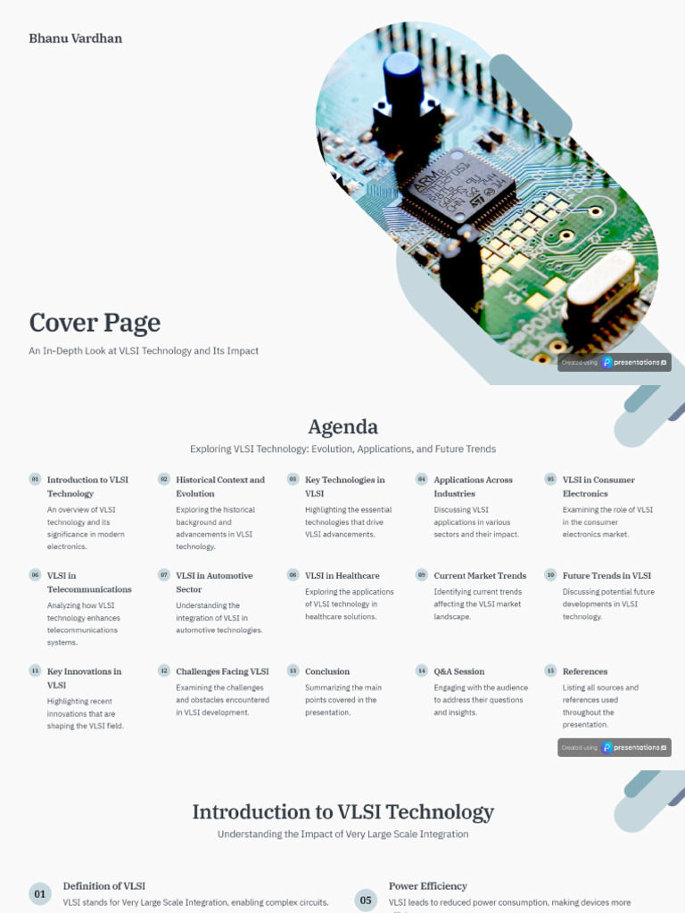 VLSI Technology Overview Presentation | PDF