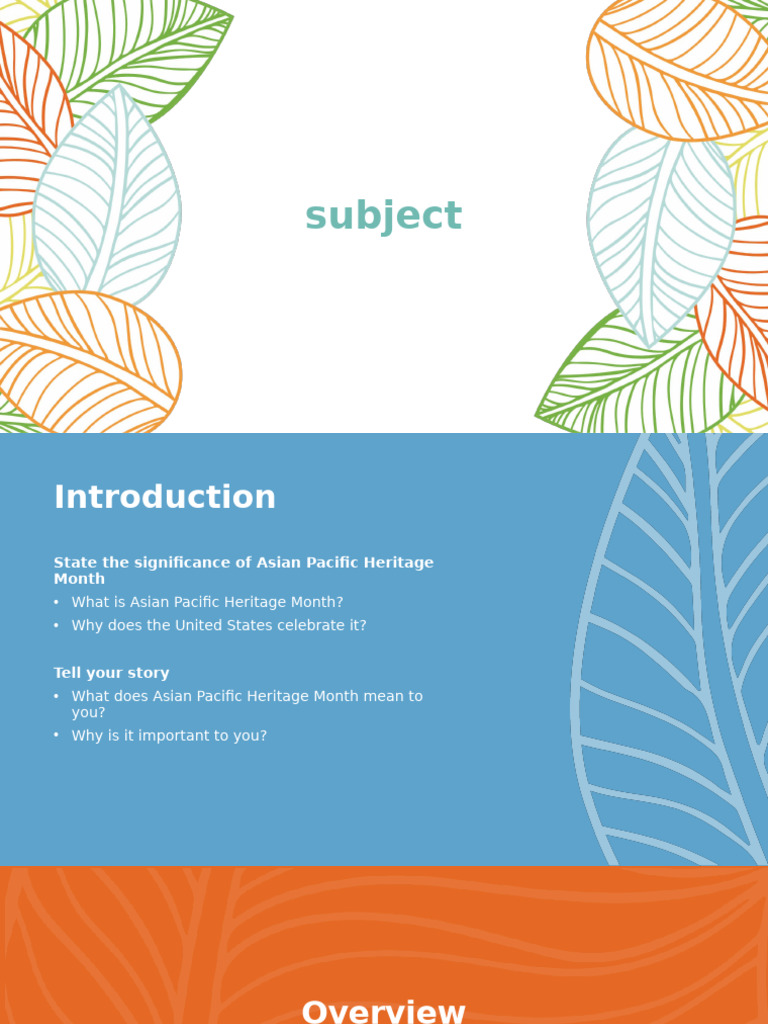 Template For Any Subject PTT | PDF