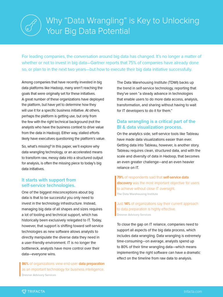 Why Data Wrangling Is Key To Unlocking Big Data Potential | PDF | Big ...