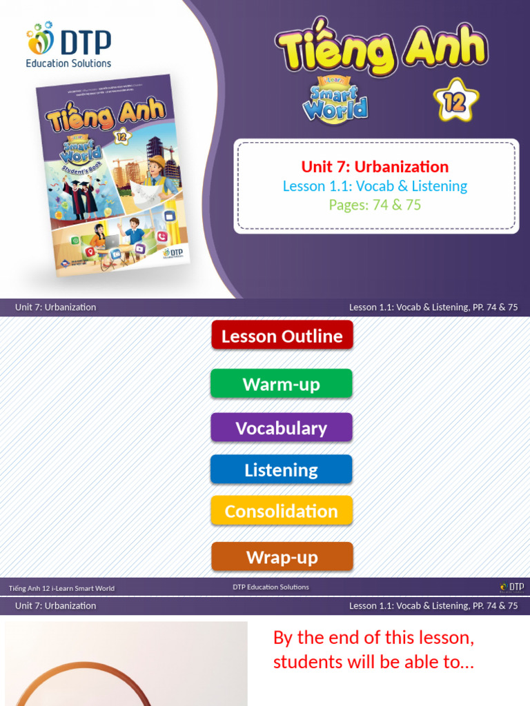 Unit 7 - Lesson 1.1 - Vocab & Listening - Pages 74 & 75 | PDF ...
