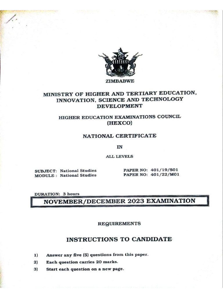Nas Hexco Oct-Nov 2023 & 2024 | PDF