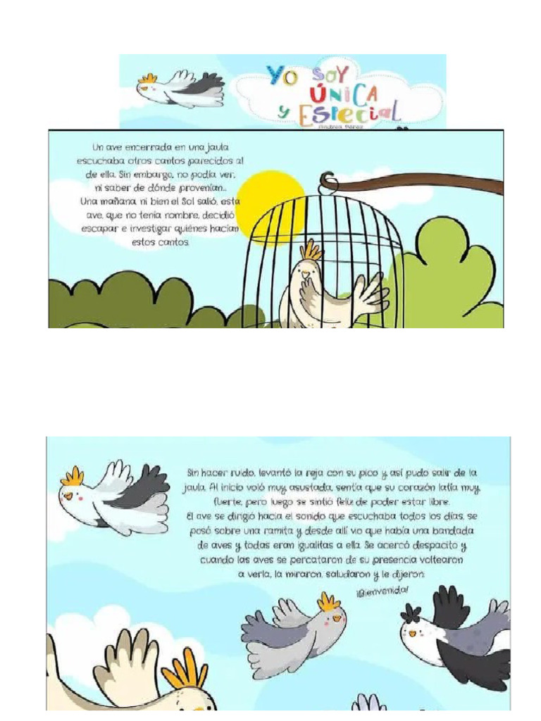 Cuento Las Aves Mi Identidad | PDF