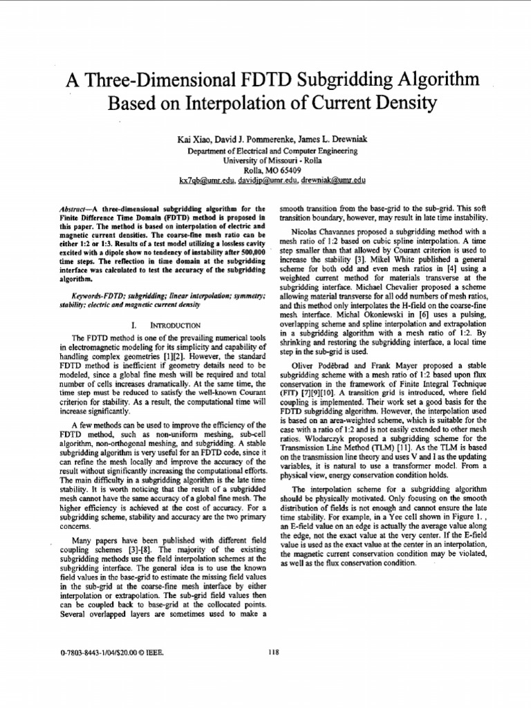 A_three-dimensional_FDTD_subgridding_algorithm_based_on_interpolation_of_current_density | PDF ...