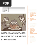 Lamb To The Slaughter-Roald Dahl | PDF