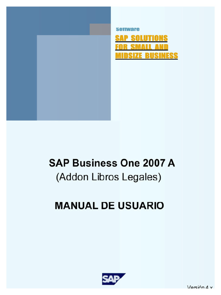 SAP B1 3524340_localizacion | PDF | Servidor SQL de Microsoft | Factura