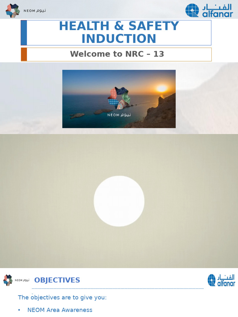 NRC-13 Health & Safety Induction Guide | PDF | Fires | Safety