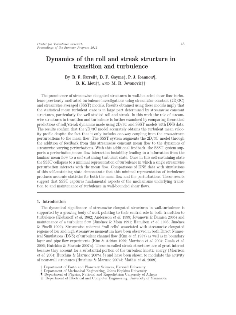 2012_CTR_Dynamics of the roll and streak structure in transition and ...