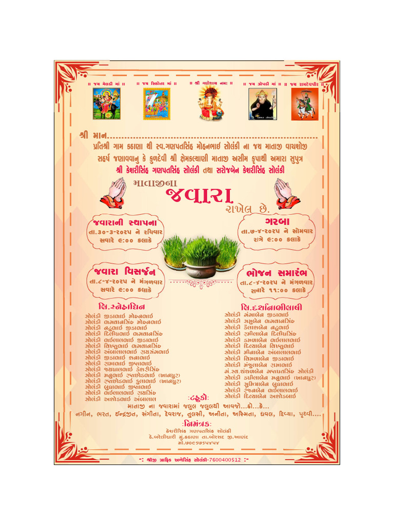 Besanu Format Guide in Gujarati | PDF