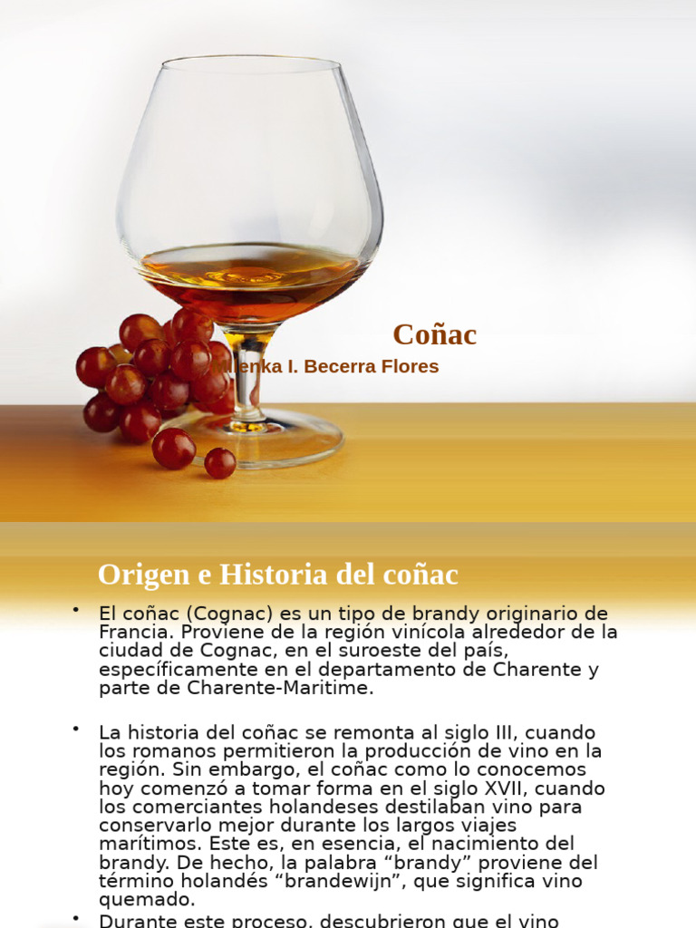 Coñac - TBC4401 | PDF | brandy | Vino