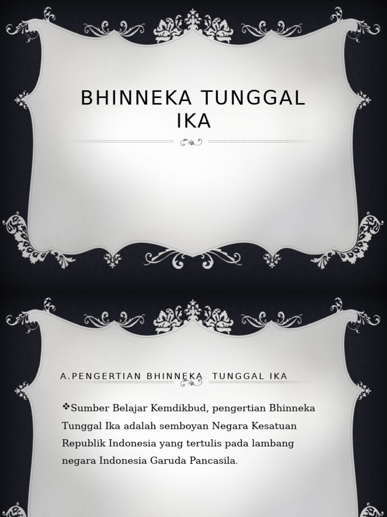 Bhinneka Tunggal Ika | PDF