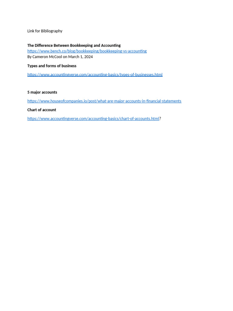 Link For Bibliography | PDF