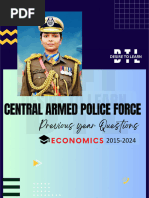CAPF Paper 2 Toppers' Answers (2014-2023) | PDF