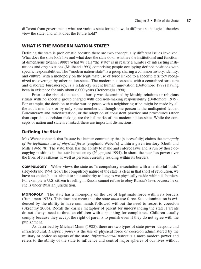 Understanding the Modern Nation-State | PDF | State (Polity) | Nationalism