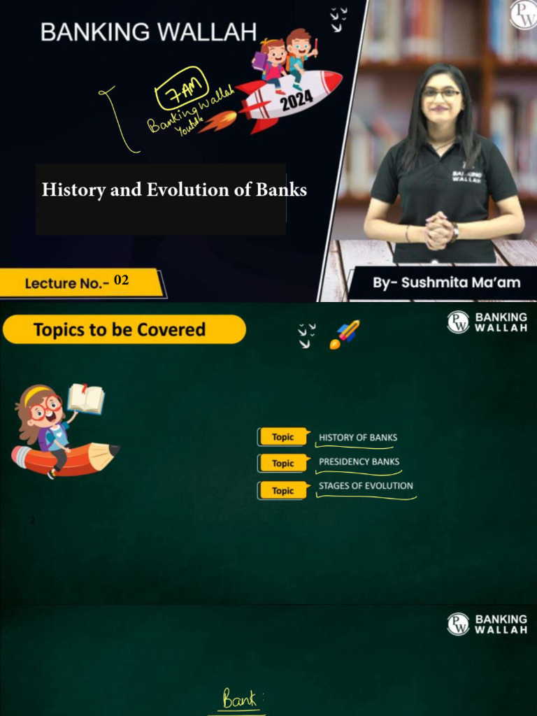 History and Evolution of Banks 02 - Class Notes | PDF