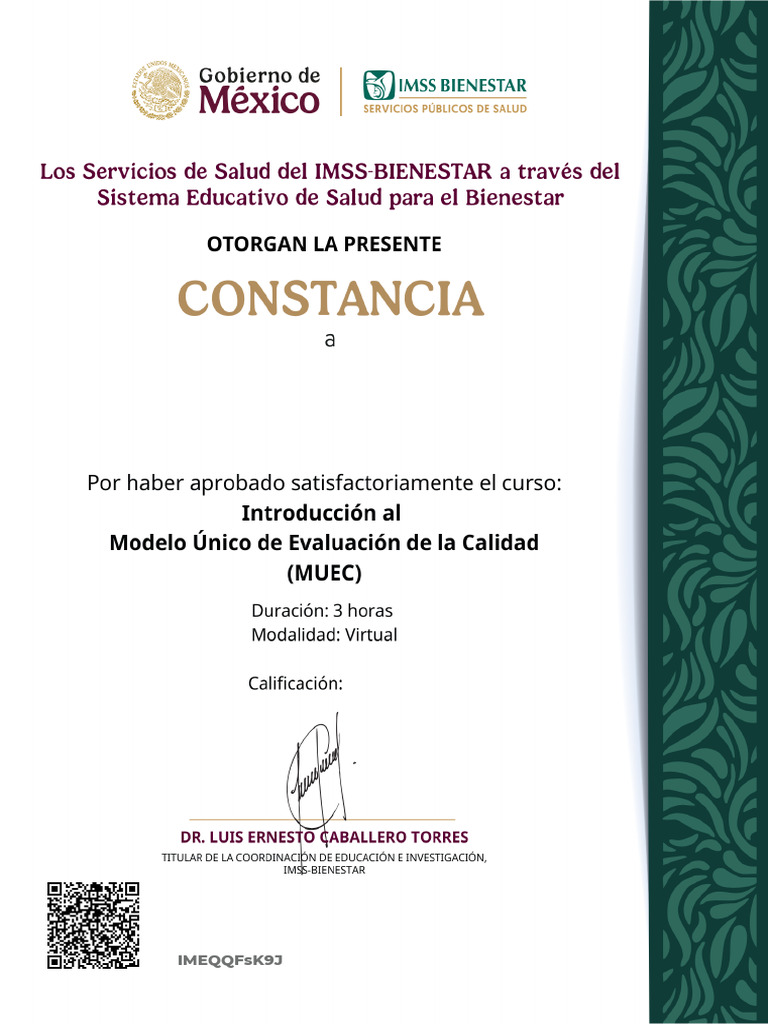 Constancia | PDF