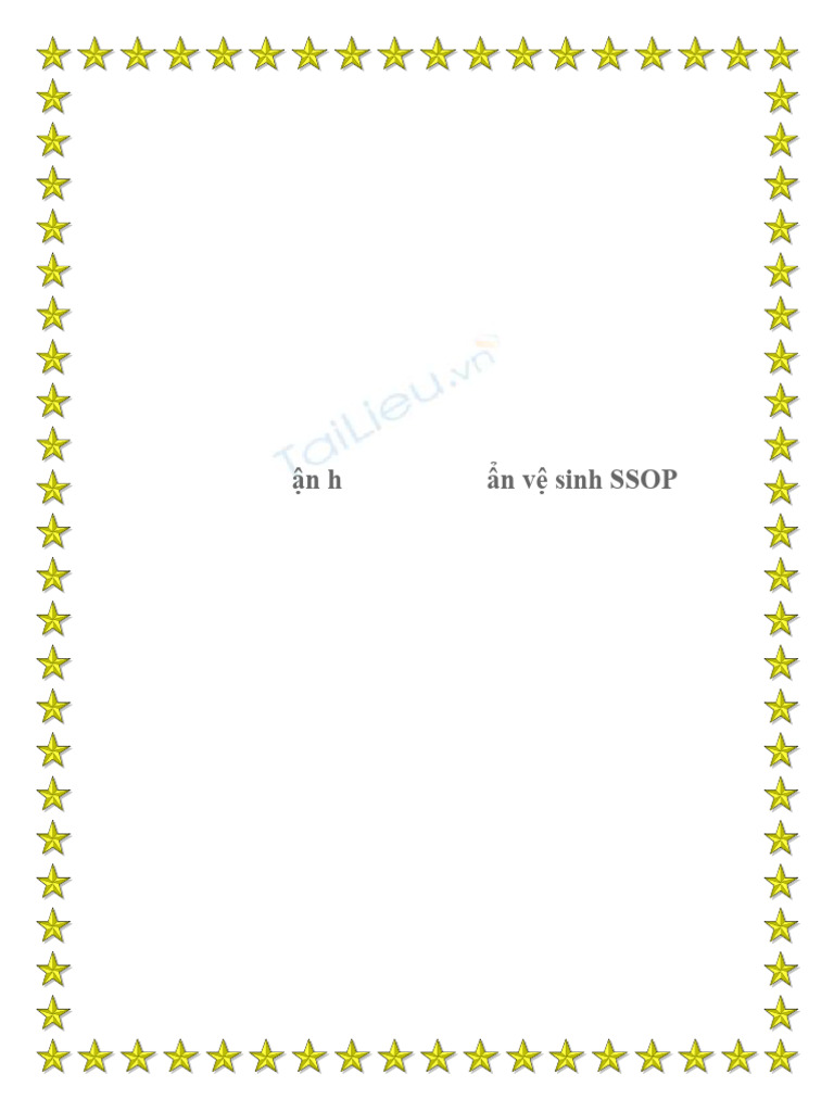 Quy Trình SSOP | PDF