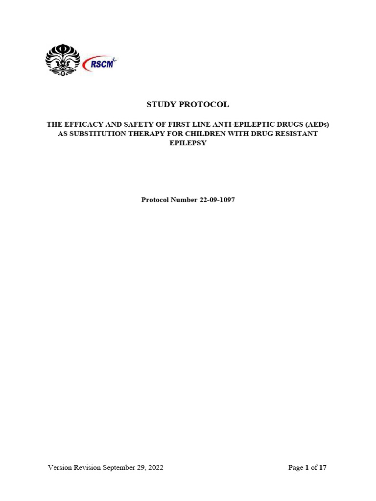 DRE Protocol | PDF | Epilepsy | Informed Consent