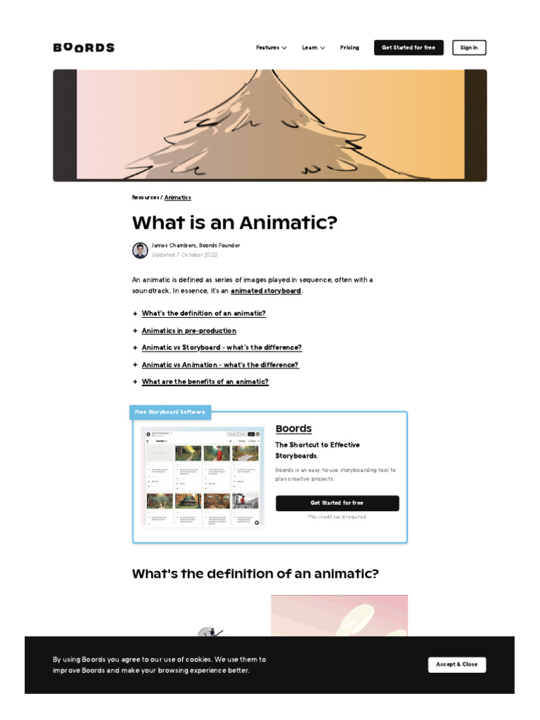 Creation of Animatics 01 | PDF