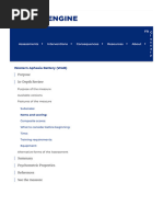 (WAB) Western Aphasia Battery - Bedside Record Form | PDF