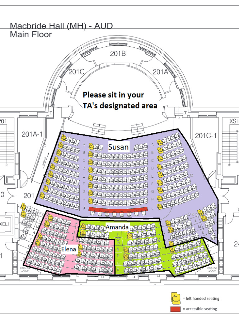 MH Aud Seating Chart-2 | PDF