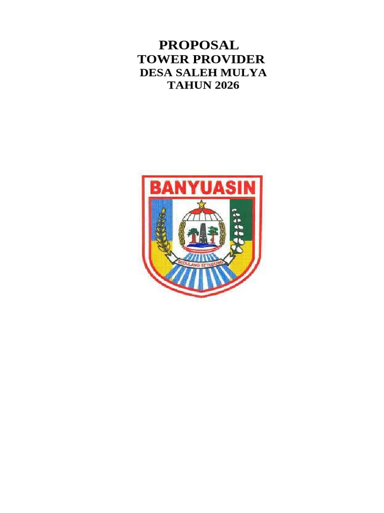 Proposal Tower Provider | PDF