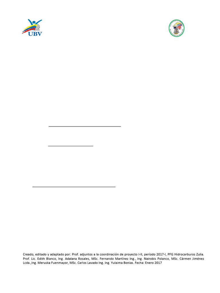 ESTRUCTURA DE PROYECTO_para TEG I_2017_I_final | PDF | Diseño