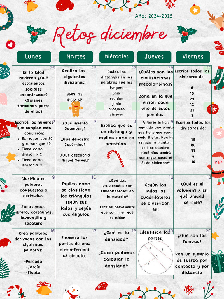 Retos Diciembre | PDF