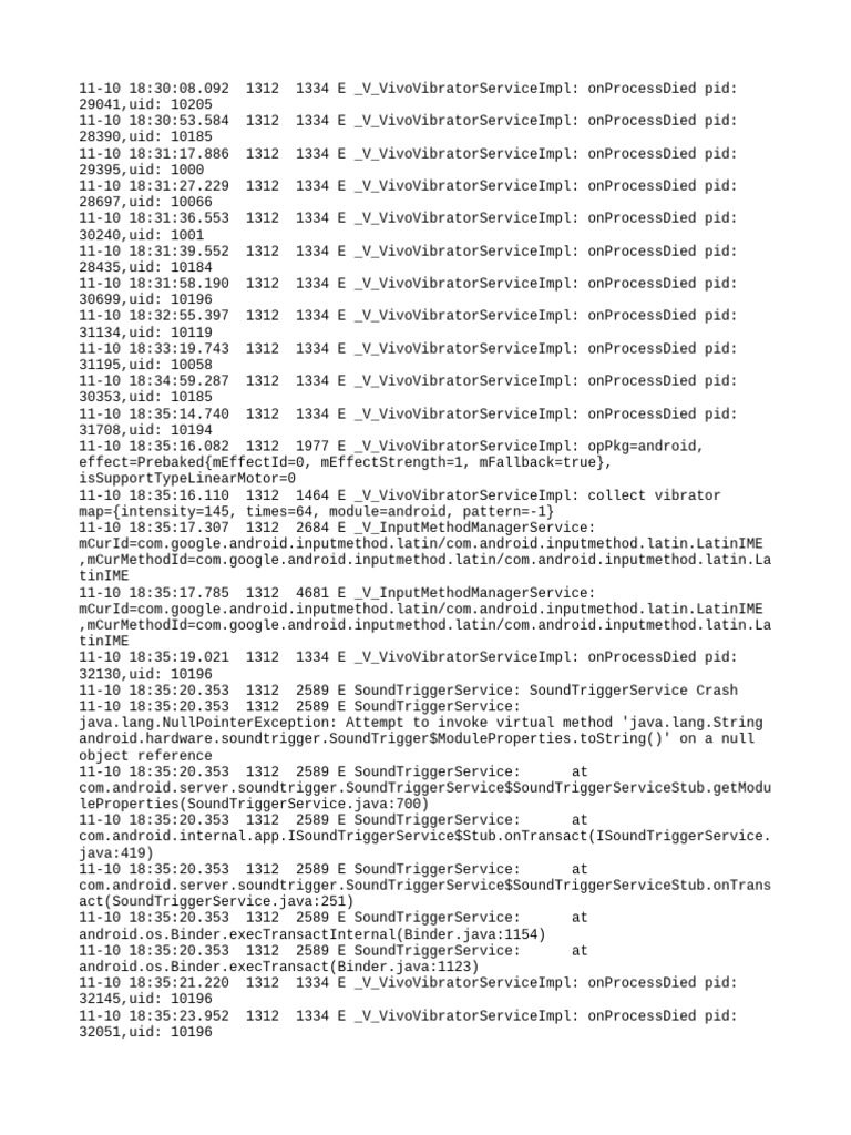 Log | PDF | Java (Programming Language) | Computing Platforms