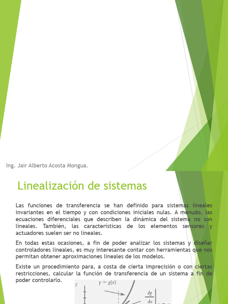 06 Linealización de Modelos Matemáticos No Lineales1 | PDF | Linealidad ...