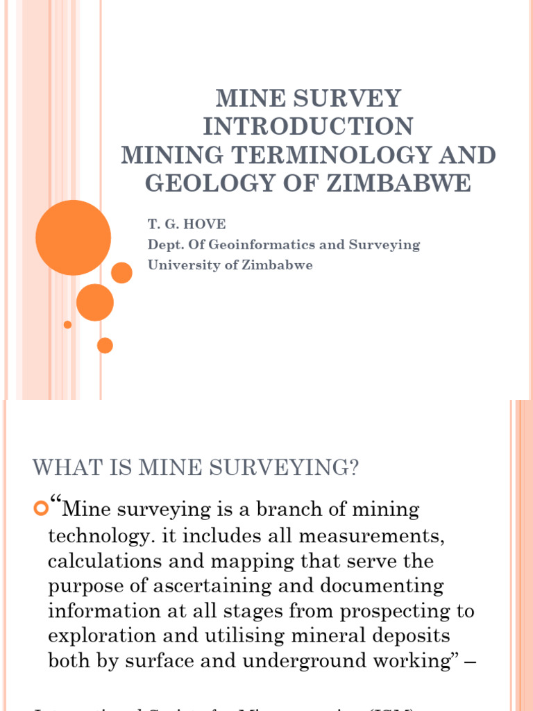 Surface Mining Methods in Zimbabwe | PDF | Mining | Ore