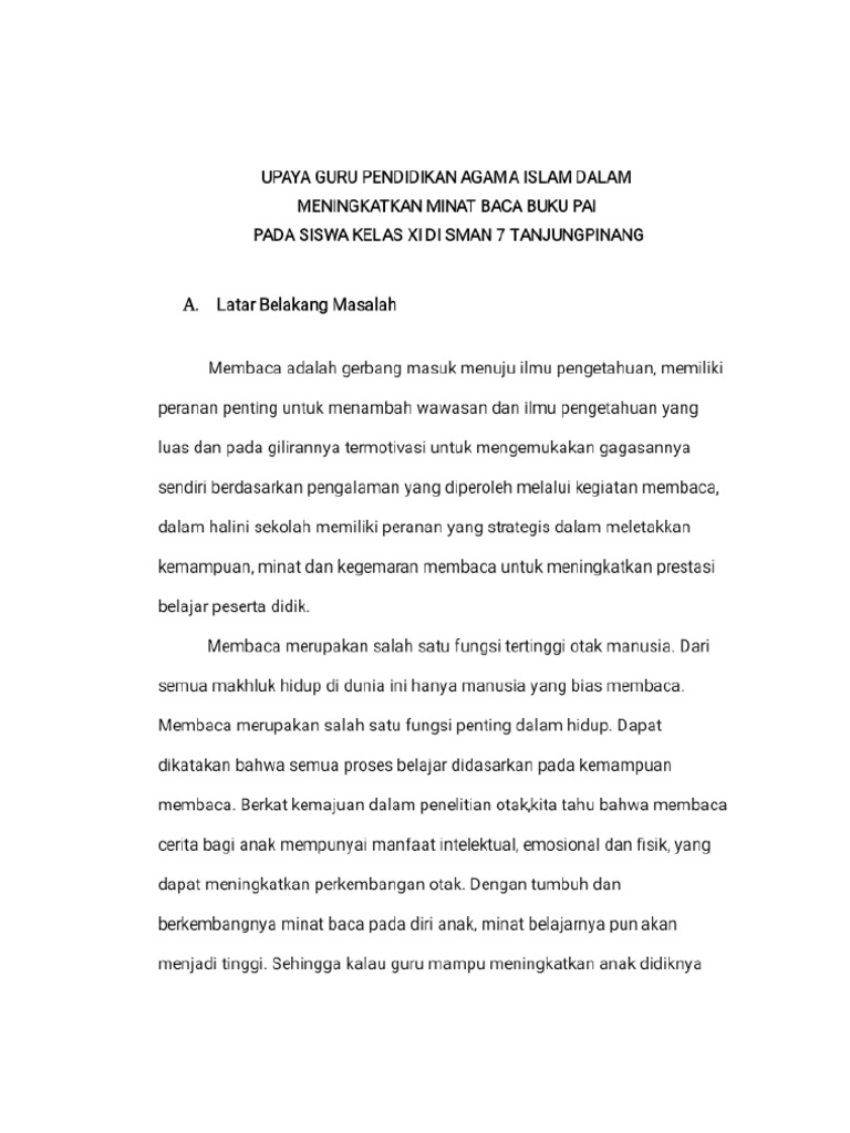 Proposal Oke 1 | PDF