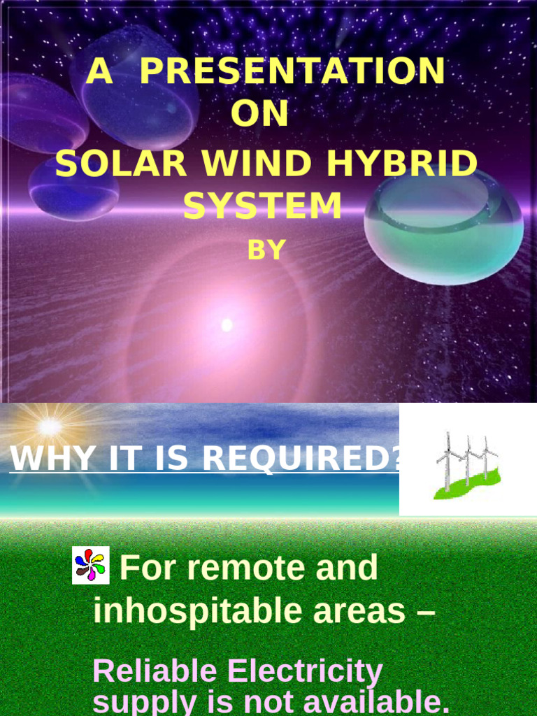 Wind Solar Hybrid | PDF
