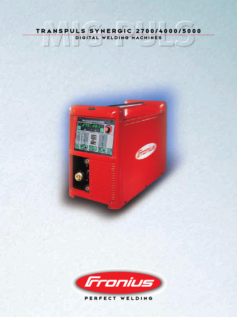 Digital Welding Revolution: TPS Machines | PDF | Welding | Construction
