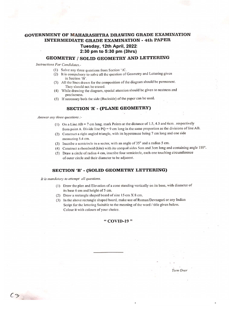 2022 Geometry and Lettering | PDF