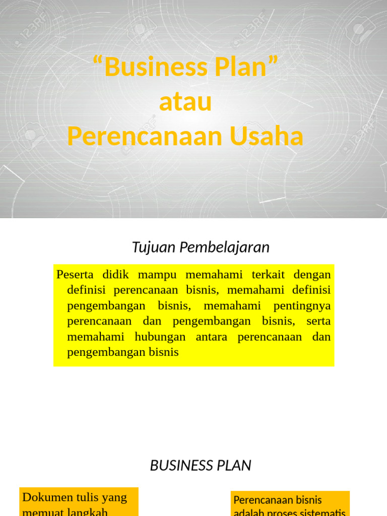 PERENCANAAN USAHA | PDF