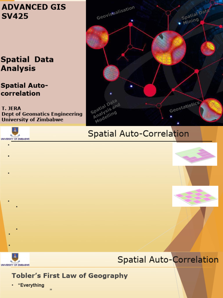 Advanced GIS - Spatial Auto-Correlation | PDF | Spatial Analysis | Autocorrelation