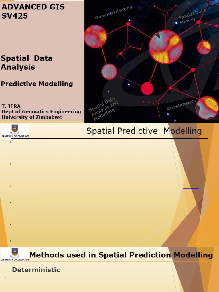 ADVANCED GIS SV425 - Spatial Predictive Modelling | PDF | Spatial Analysis | Interpolation