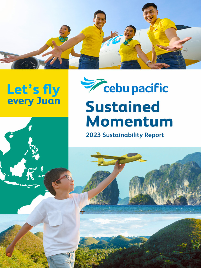 Cebu Pacific 2023 Sustainability Report | PDF | Aviation | Civil Aviation