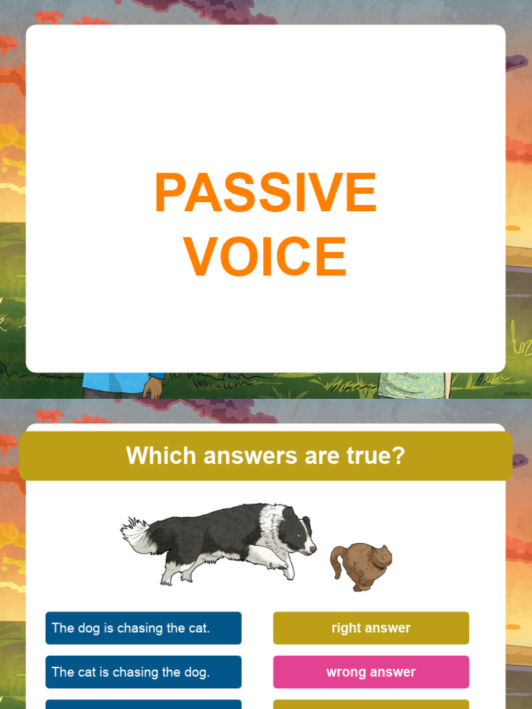 Passive Voice Grammar | PDF | Verb | Grammatical Tense