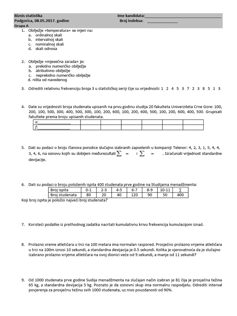 Grupa A | PDF