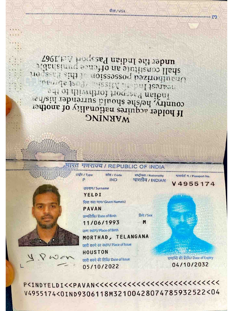 Final - PAVAN PASSPORT | PDF