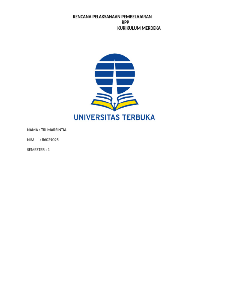 Cover RPP | PDF