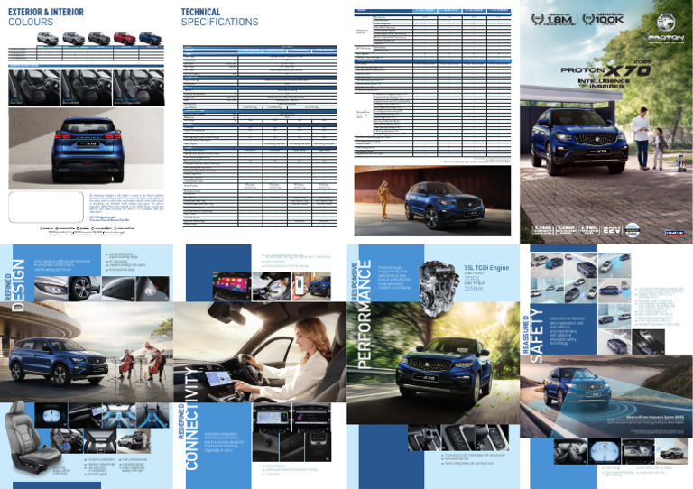 2025 PROTON X70 Brochure | PDF | Brake | Anti Lock Braking System