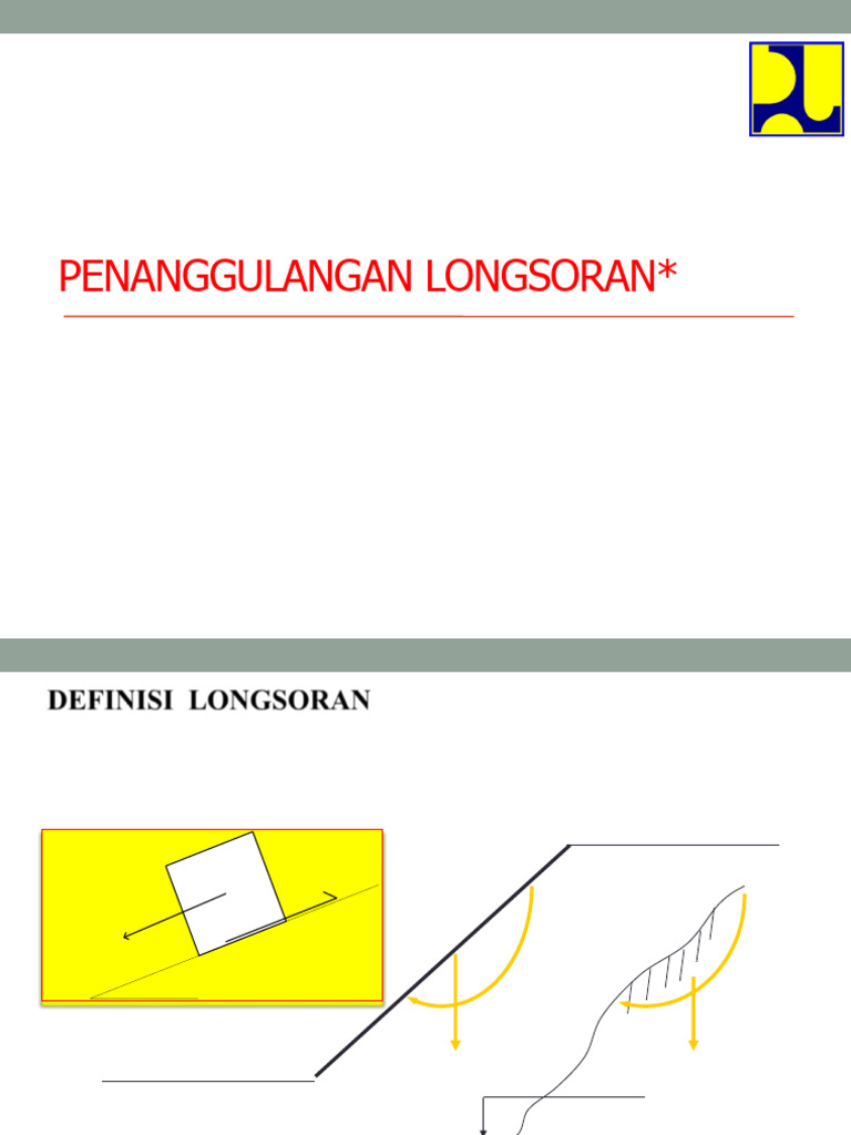 Penanggulangan Longsoran dan Penyebabnya | PDF