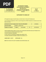 Oman AIP Supplement 16/24 Overview | PDF | Aviation