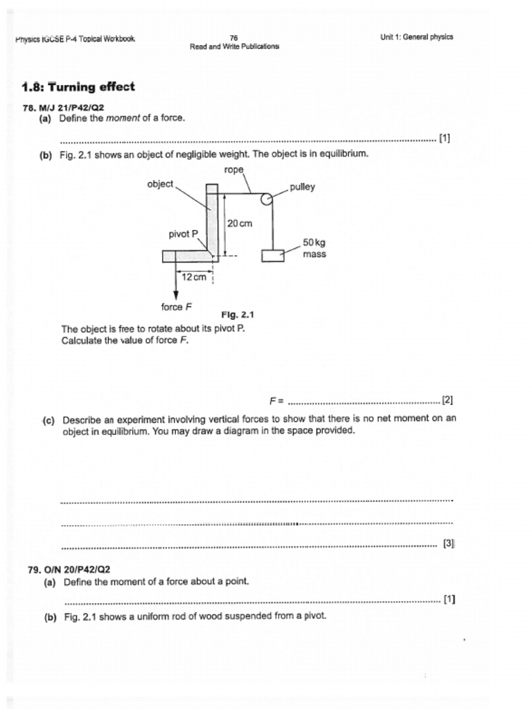 Physics Practise Worksheet | PDF